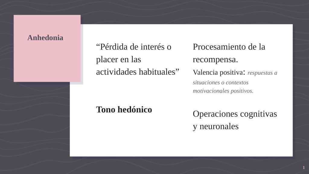 La anhedonia: síntoma cardinal de la depresión | Depresiones